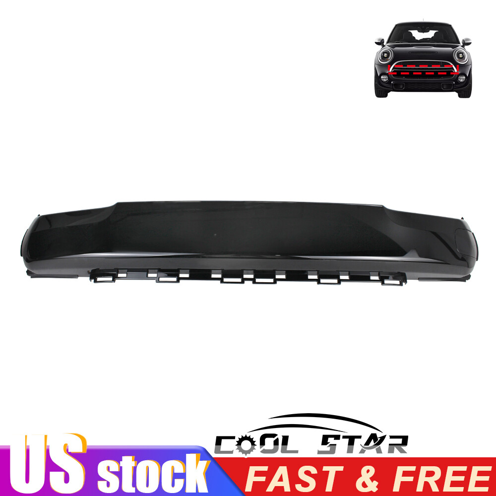 Front Black Bumper Number Plate Cover 51117337791 Fit For 2014-2018 ...