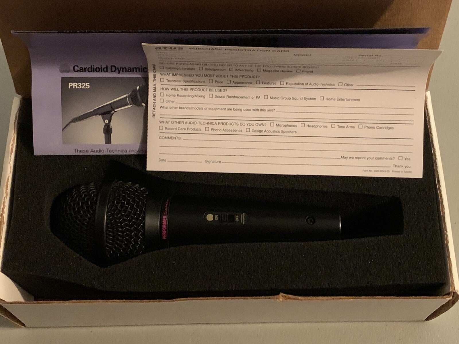 Audio Tech ATR-30 Dynamic Cable Professional Microphone for sale online ...
