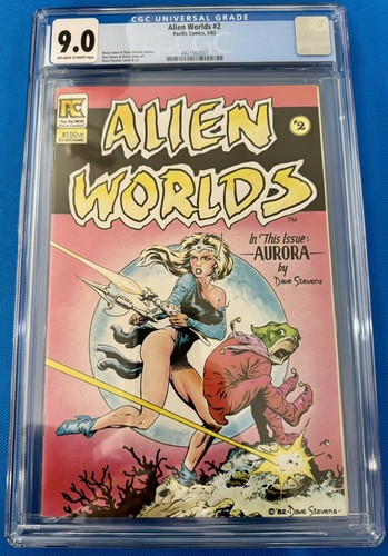Alien Worlds #2 CGC 9.0 DAVE STEVENS cover Pacific Comics 1983🔑 | eBay