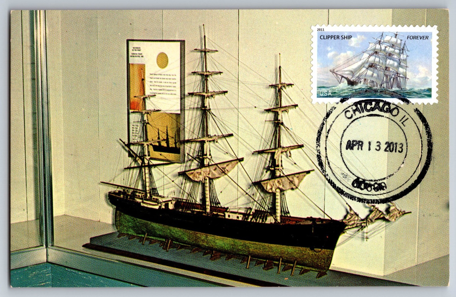 #4548 U.S. Merchant Marine Clipper Ship Maxi Card | eBay