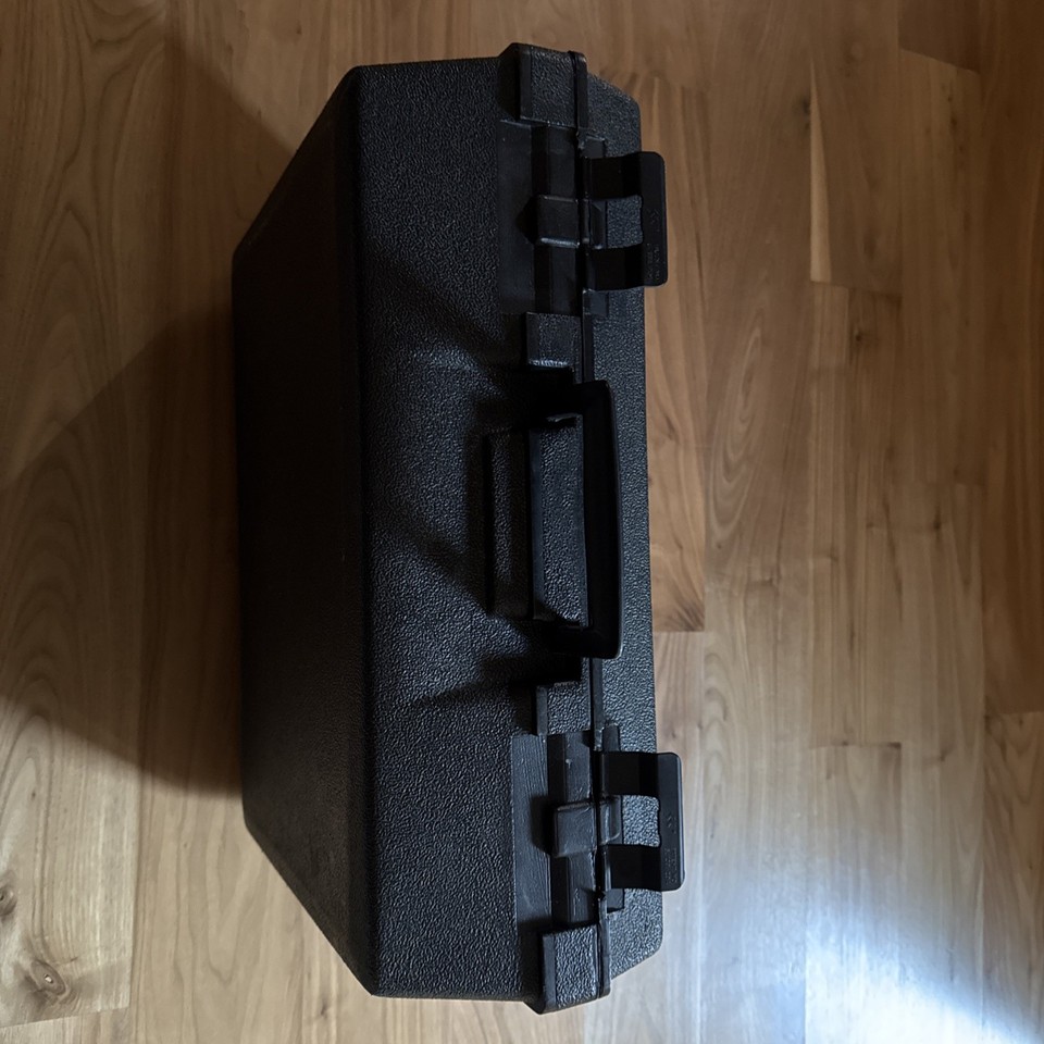 Vtg Sega Genesis 2 + CD Hard Plastic Rental Travel Console Carrying ...