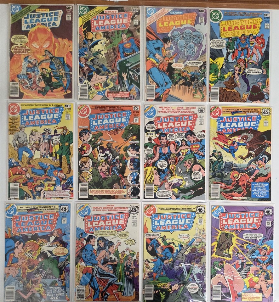 Justice League of America #8-261 DC Comic (161) Partial Run Lot ...