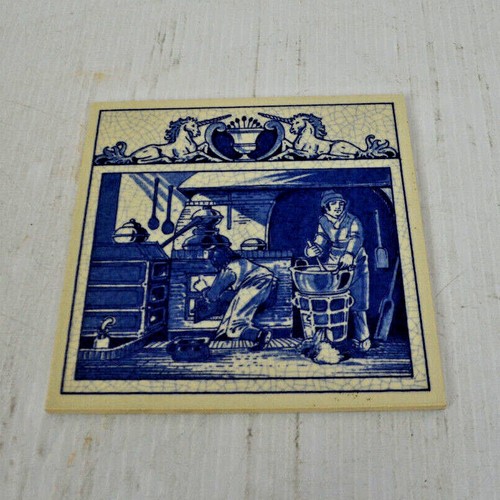 Burroughs Wellcome Delft Holland Pharmacy Pill Tile Pharmacist's ...