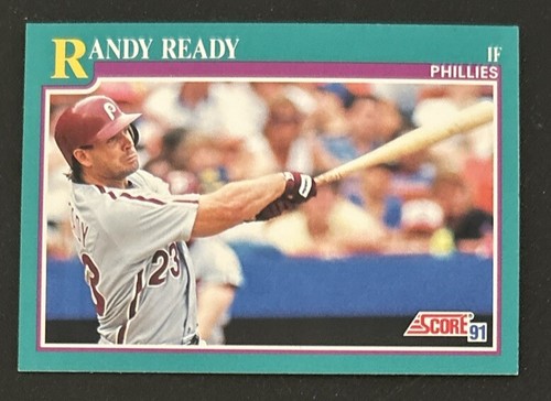 1991 Score Randy Ready Baseball Card #615 Phillies IF VG | eBay