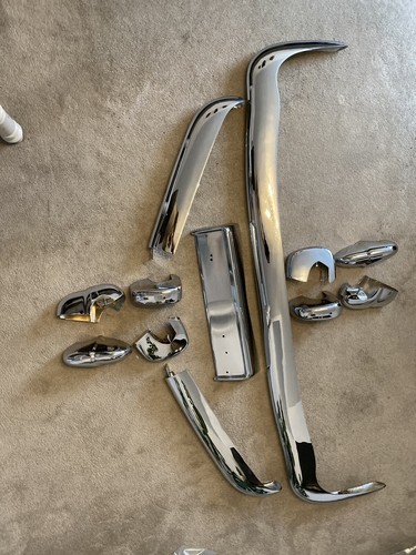 Rover P5 / P5B set of Front And Rear BumperS incl. Overriders - RE ...