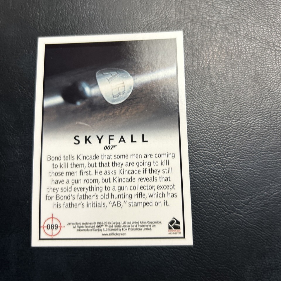 Jb21 James Bond 007 2013 Archives Skyfall #089 Kincade | eBay