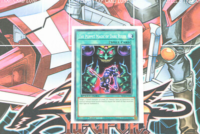 YuGiOh Spell Card The Puppet Magic of Dark Ruler SBCB-EN192 1st Edition ...