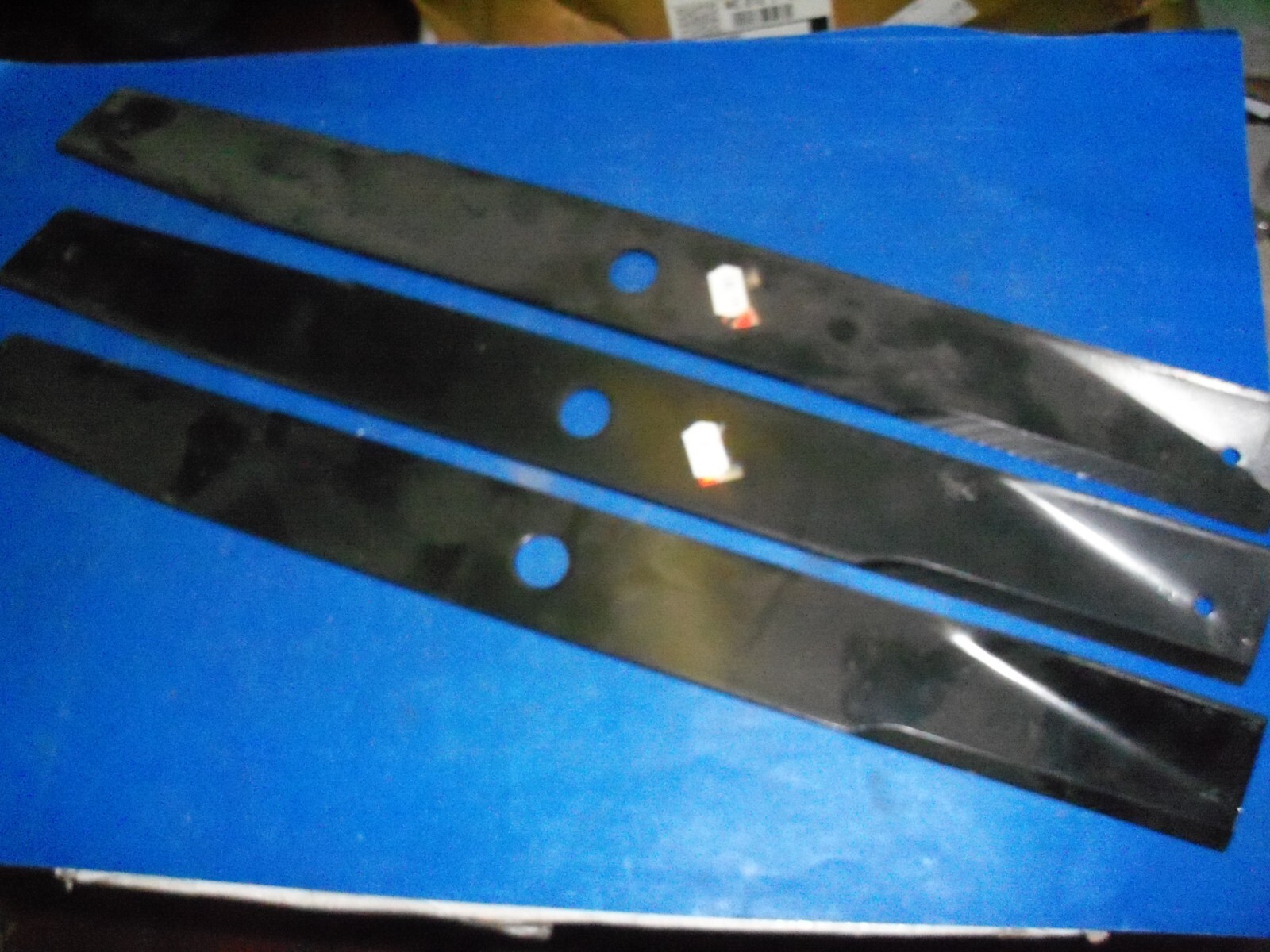 3 Genuine Oregon 91-391 Blade 20-7/16" 3/4" Center Hole 4 JOHN DEERE 3 ...
