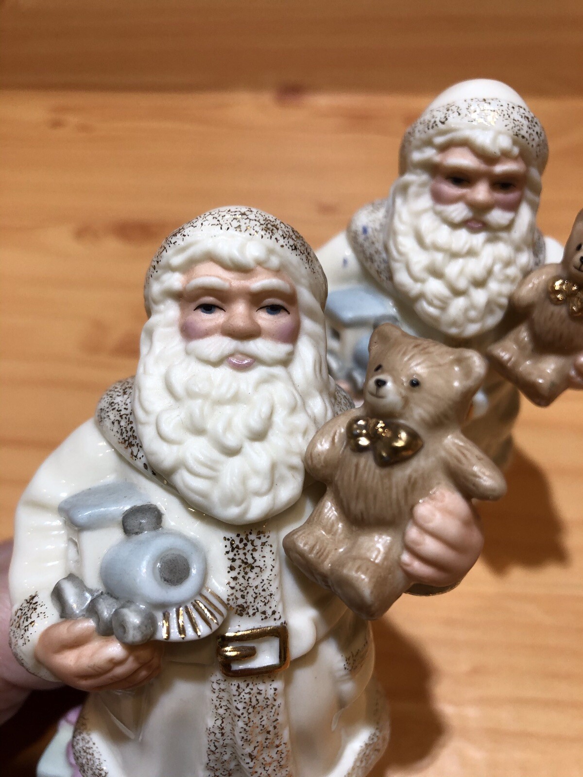 Lenox Santa Claus Figurines with Toys and Gifts Porcelain 4 1/2 " tall ...