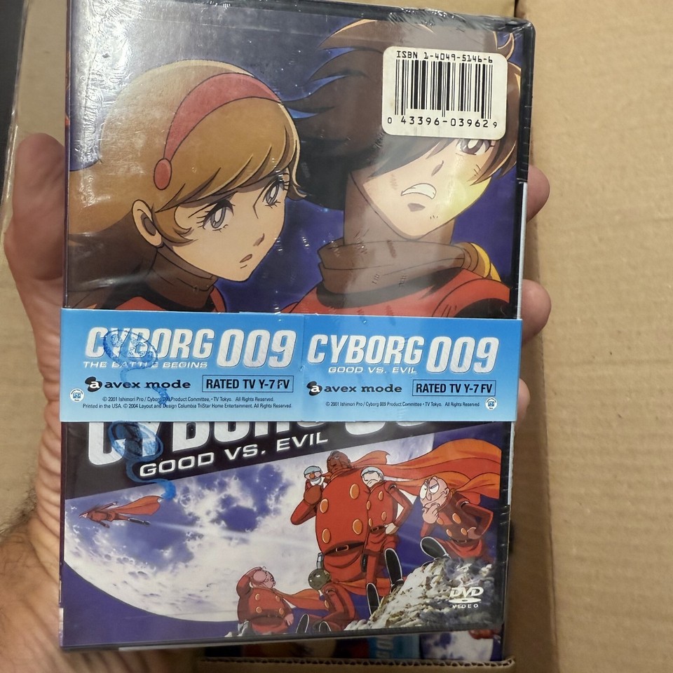 Bulk NOS DVD Lot: Cyborg 009: The Battle Begins/Good Vs. Evil DVD 2 ...