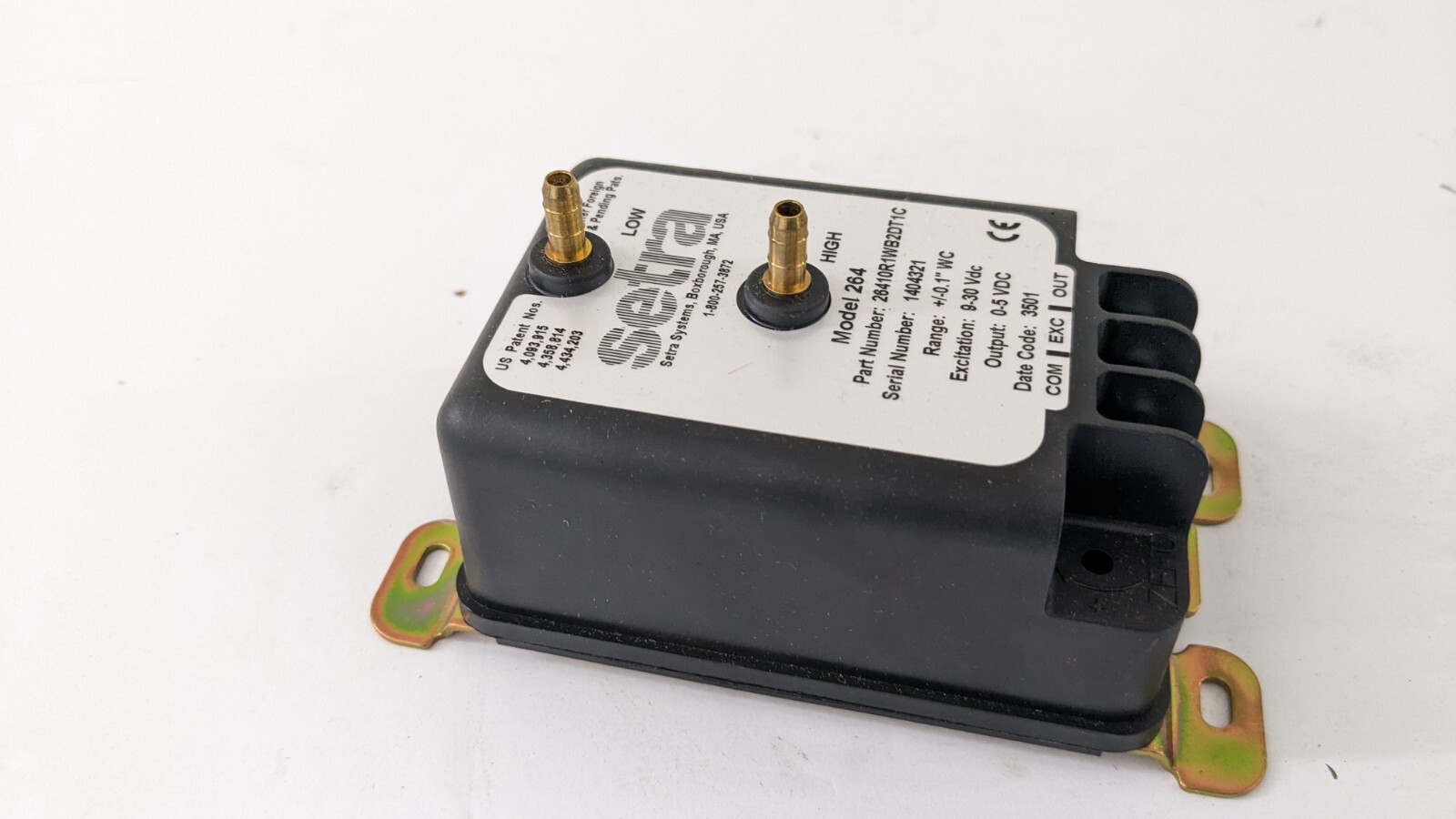 Setra 264 Differential Pressure Sensor | eBay