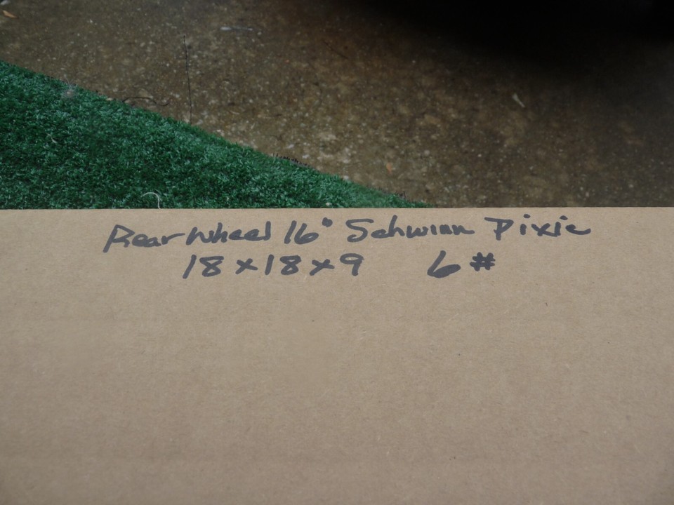 Vintage Schwinn Stingray PIXIE 16” Bicycle Parts - Rear Wheel | eBay