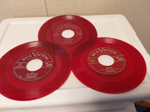 Lot of 3 RCA Victor Red Seal Records, 45 RPM, Mario Lanza Vocal | eBay