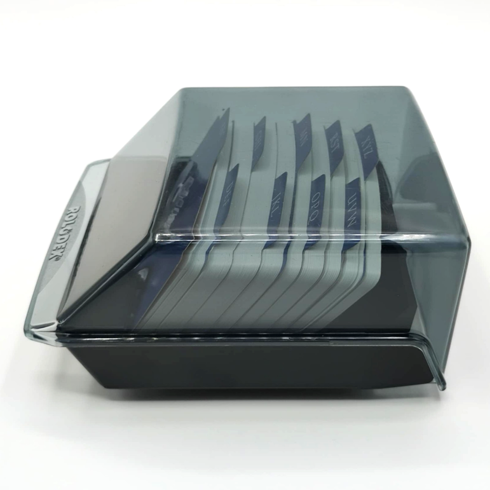 Vintage Rubbermaid Rolodex Desktop File Organizer Alphabet Dividers ...