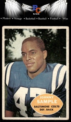 1960 Topps #9 Johnny Sample | eBay