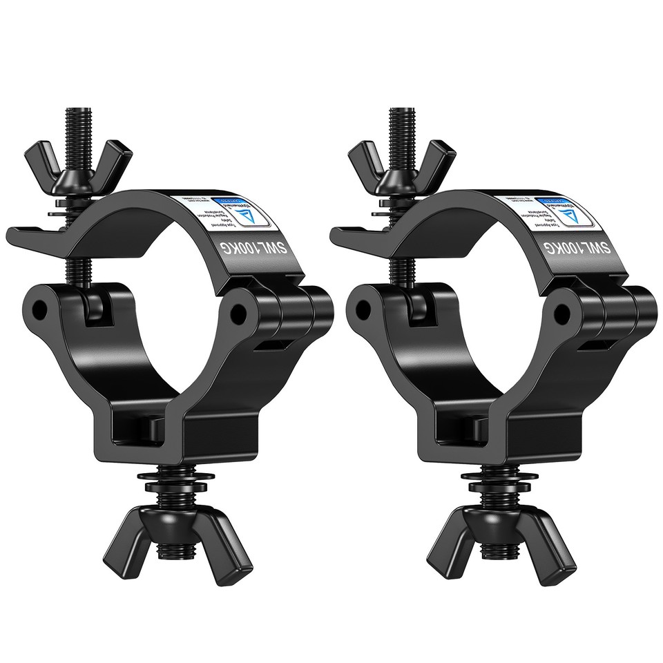 2-12 Pack 220lbs Heavy Duty Stage Lighting Clamps DJ Light Truss Clamp ...