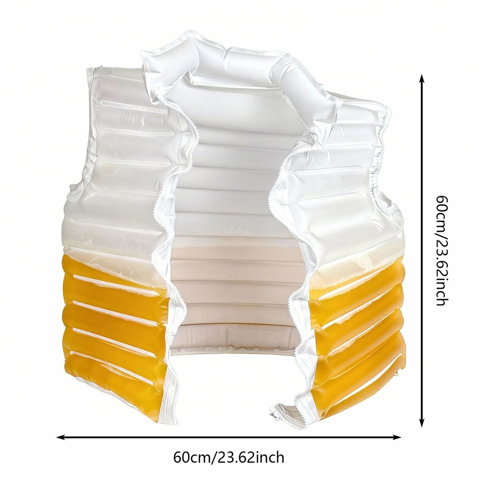 Beer Filled Jacket Beer Drinking Jacket Party Transparent Wearable ...