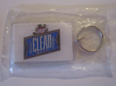Vintage Miller Clear Beer Keychain | eBay