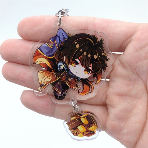 Hot Anime Acrylic Keychain Tighnari Lesser Kusanali Nahida Accessories ...