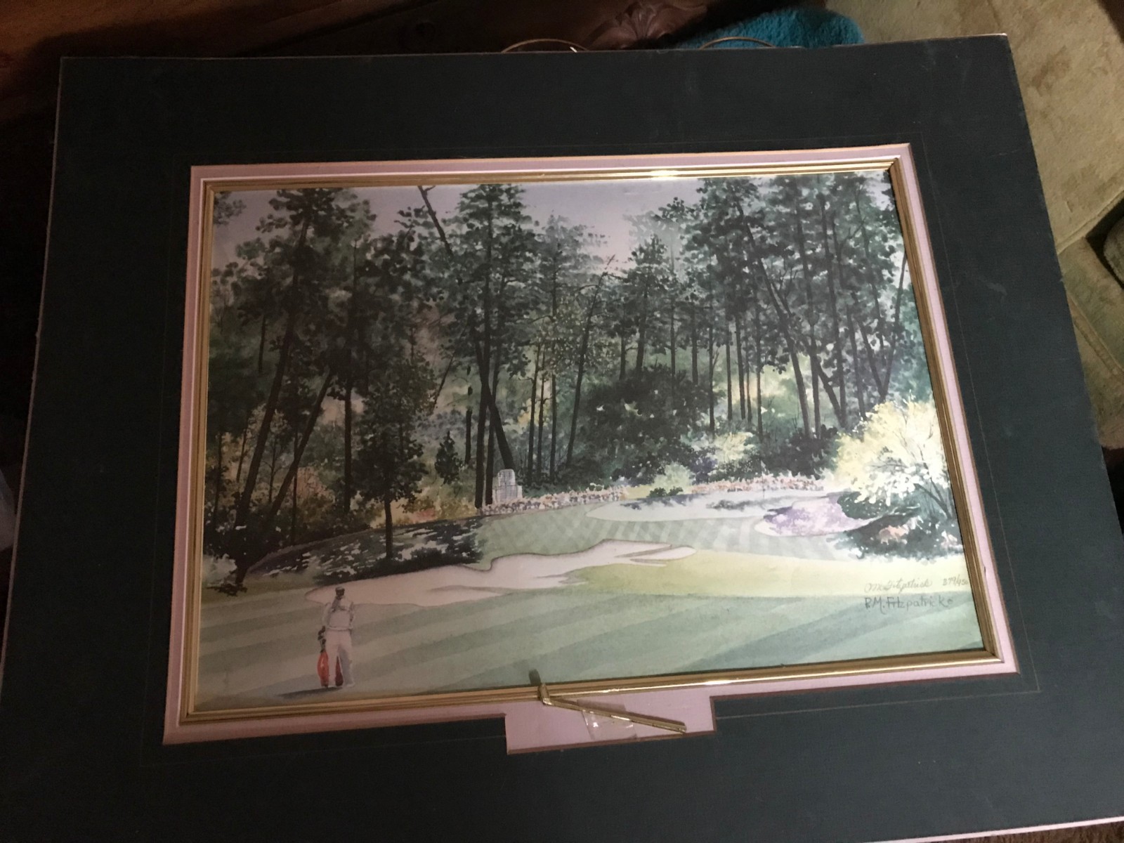 Augusta's No.10 Hole by Paula (P.M.) Fitzpatrick Ltd Ed. Signed ...