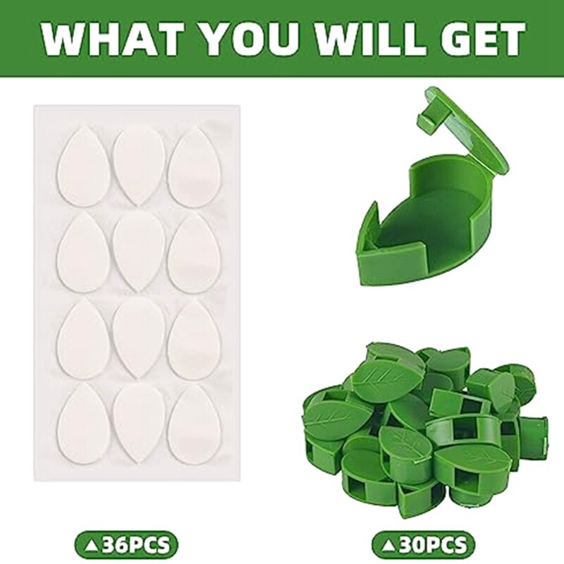 30Pcs Invisible Plant Clips for Climbing Plants, Self-Adhesive Plant ...