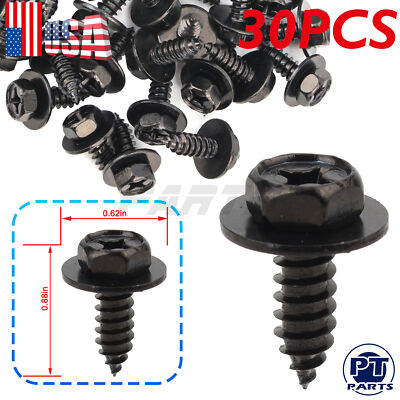 For Fender Liner Screws Compatible With Toyota 90159-60498 30PCS | eBay