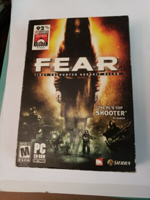 FEAR - First Encounter Assault Recon PC Game + Original Box & Manual | eBay