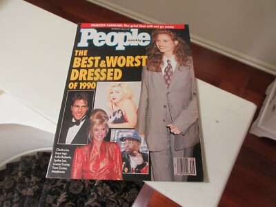 People Magazine Dec 3 1990 The BestandWorst Dressed of 1990 Julia ...