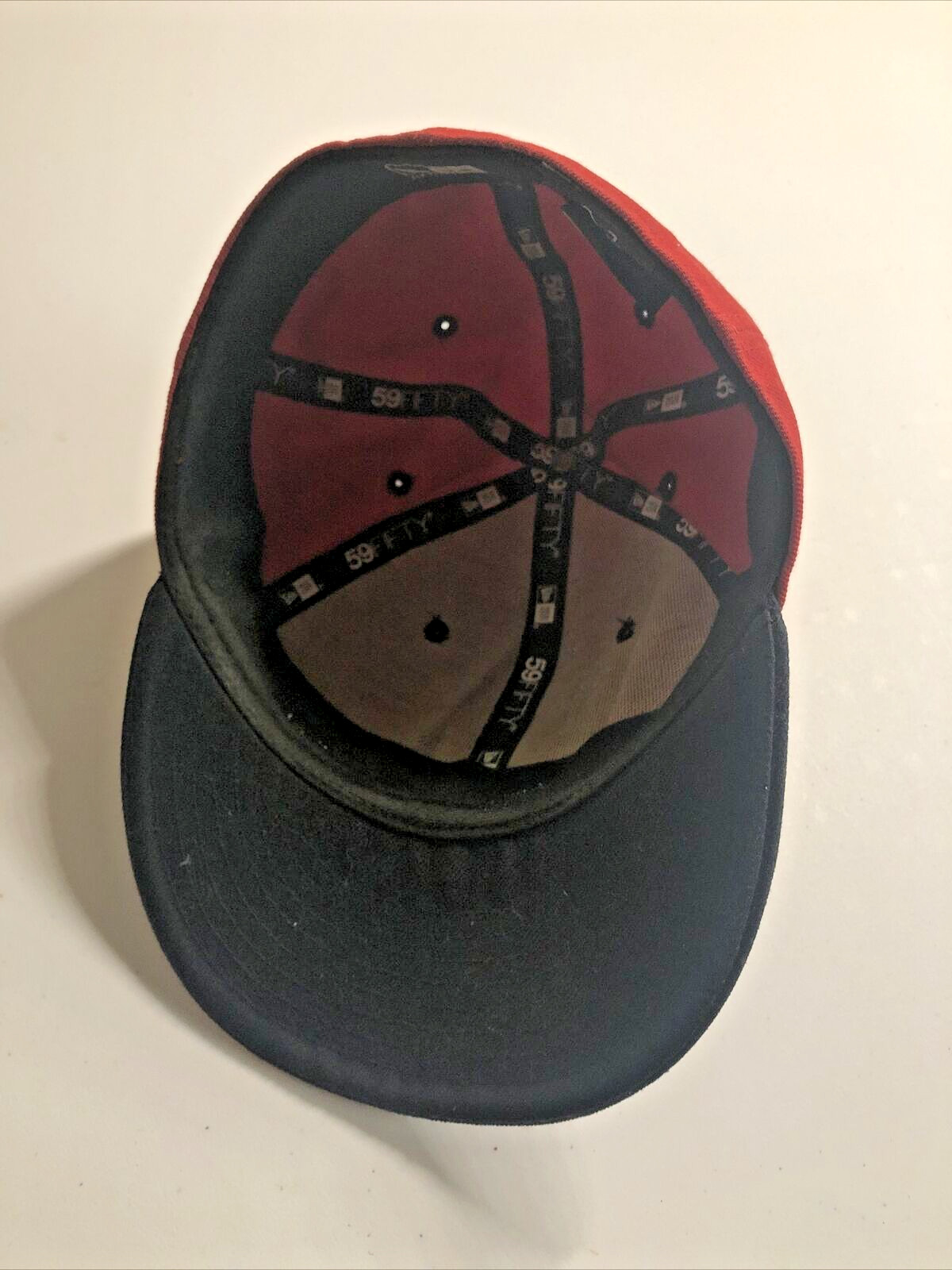 New Era 59Fifty Red & Black DC Logo Fitted Hat Americ… - Gem