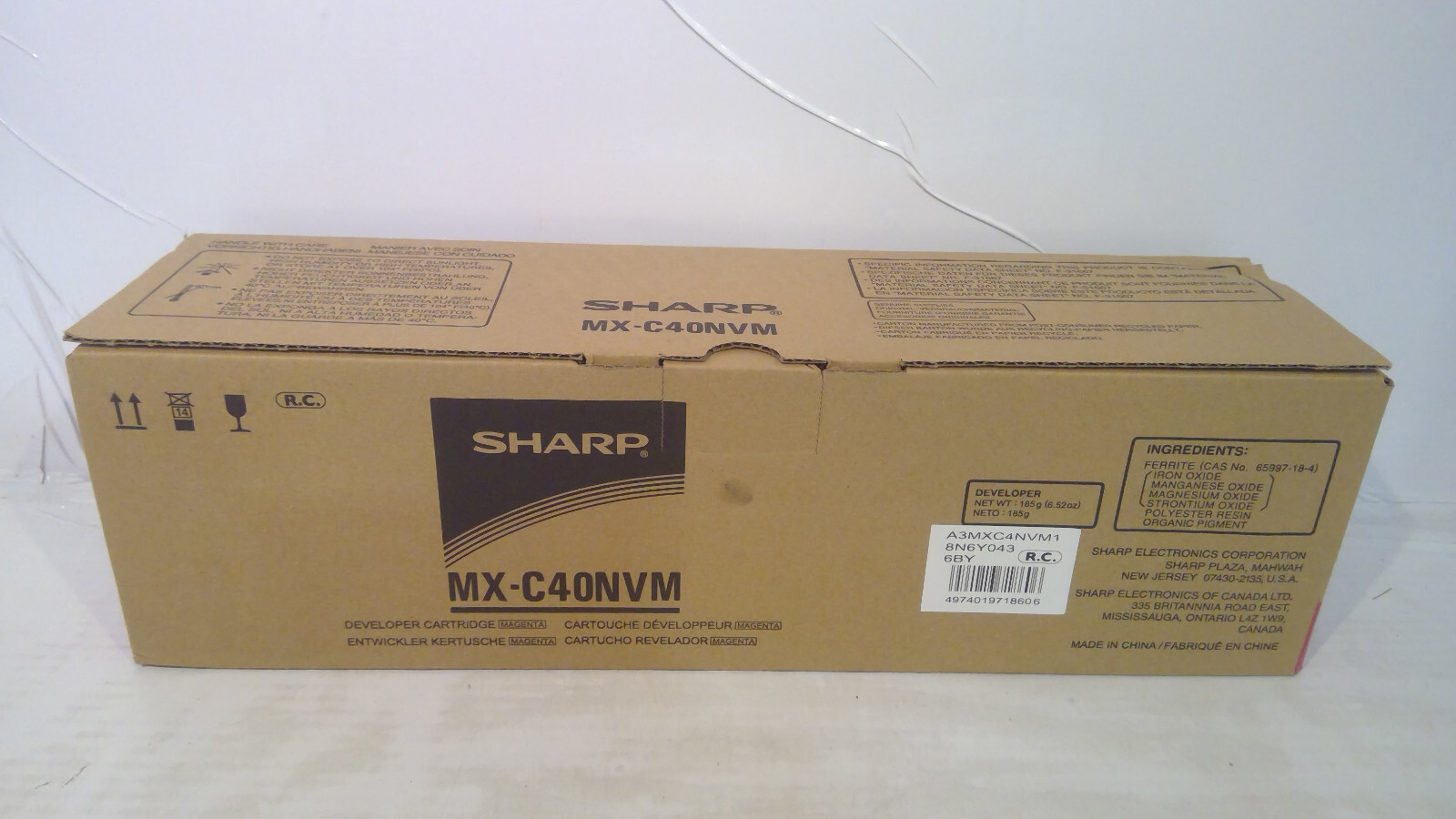 Sharp Mx-c40nvm Magenta Developer 30k Genuine OEM Original for sale online | eBay