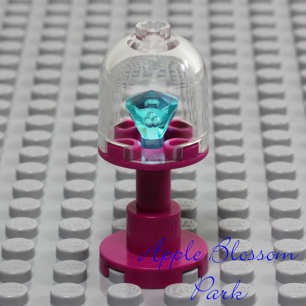 NEW Lego Belville Princess Dark PINK DISPLAY CASE w/Lt Blue Jewel Gem ...