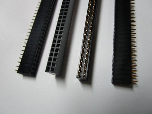 120 pcs Gold Plated Pitch 2.54mm Breakable Female Pin Header 2x40 80pin ...