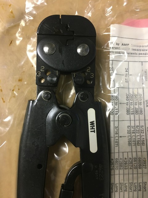 AMP 46223 Crimping Tool Type C 20-16 PIDG for sale online | eBay
