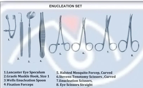 ENUCLEATION SET MINOR MICRO SURGERY OPHTHALMIC INSTRUMENTS | eBay