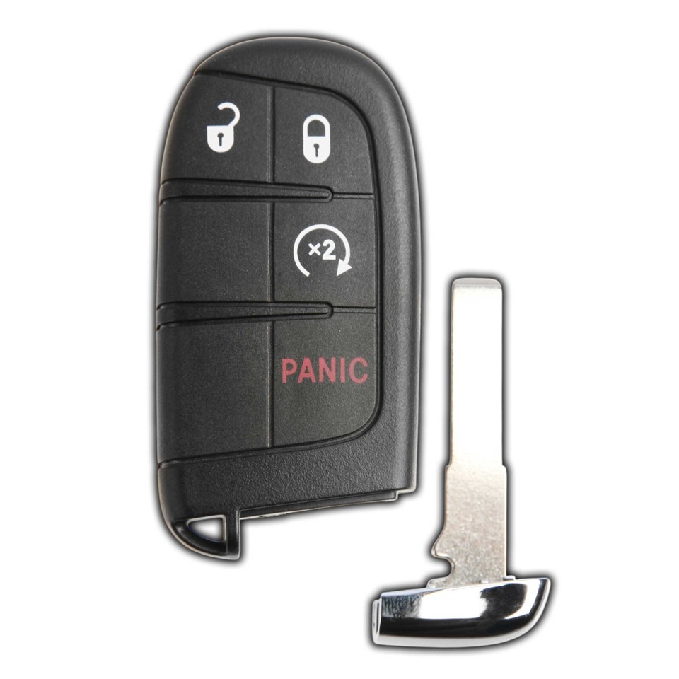 Replacement For Jeep Compass Key Fob M3N40821302 4 Button Remote Start ...