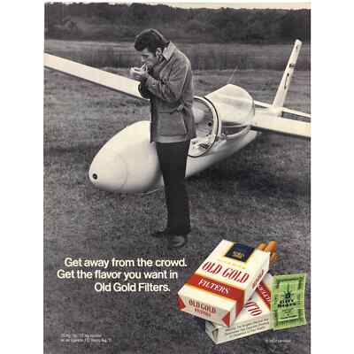 Vintage 1972 Old Gold Cigarettes Print Ad | eBay