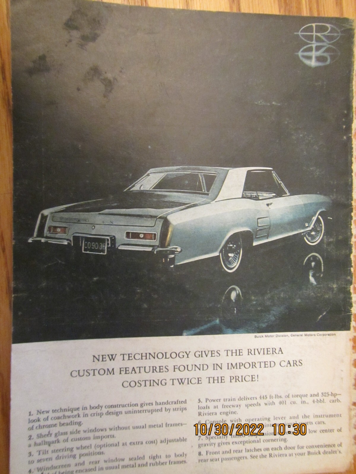128 VINTAGE Dec 1962 Original 1963 Buick Riviera Color Advertisement | eBay
