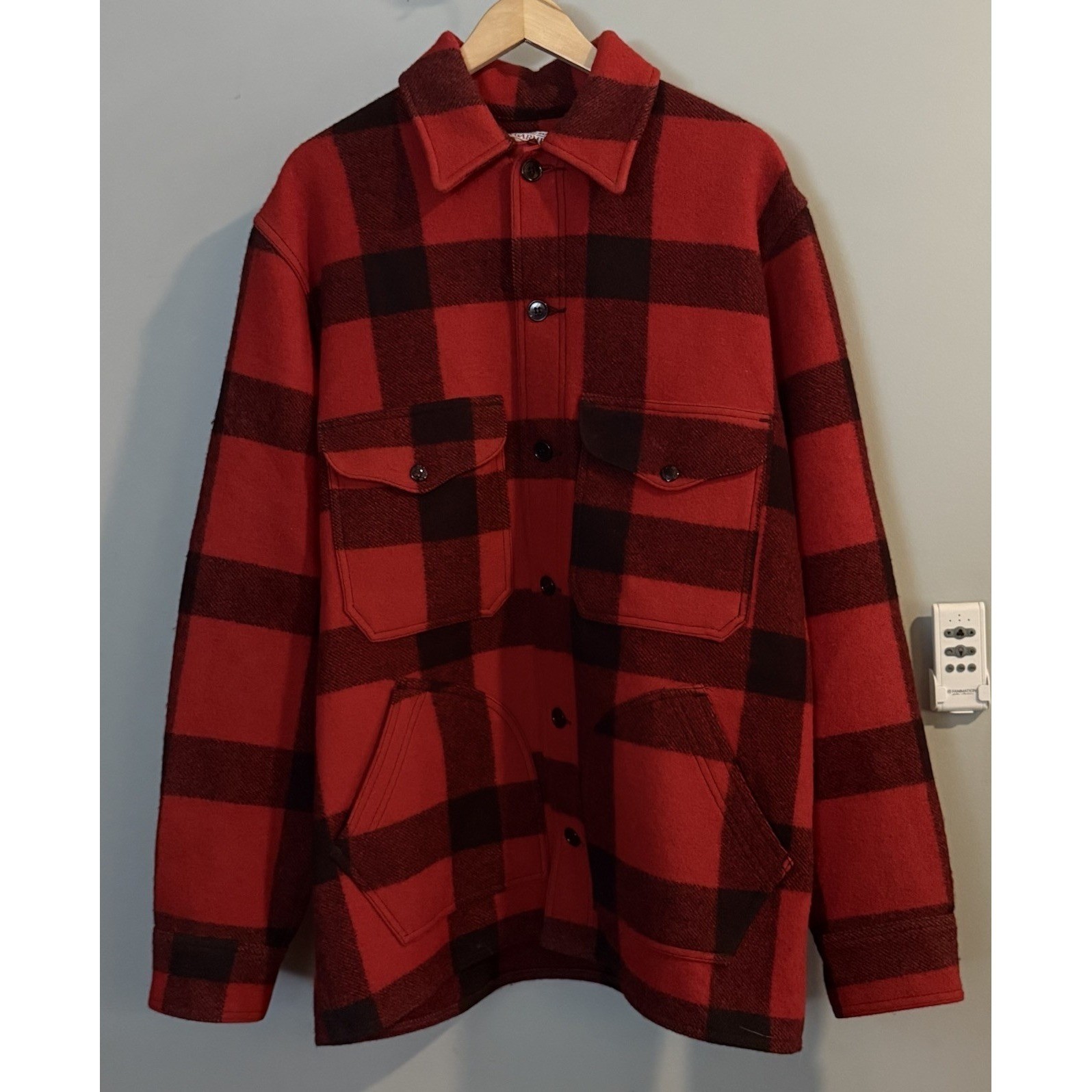 CC Filson Jacket Mackinaw Hunter Buffalo Plaid Virgin… - Gem