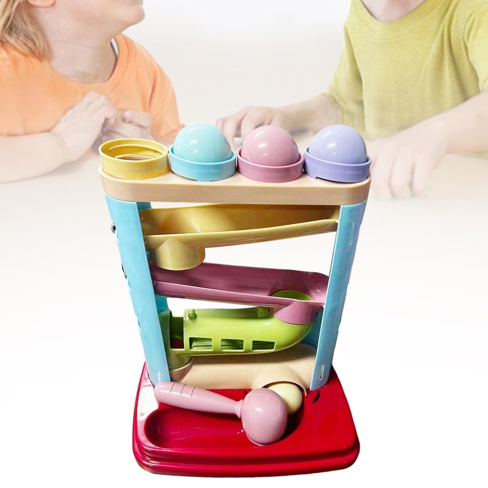 Marble Run Toy Ball Drop and Rolling Swirling Toy for Baby Children ...