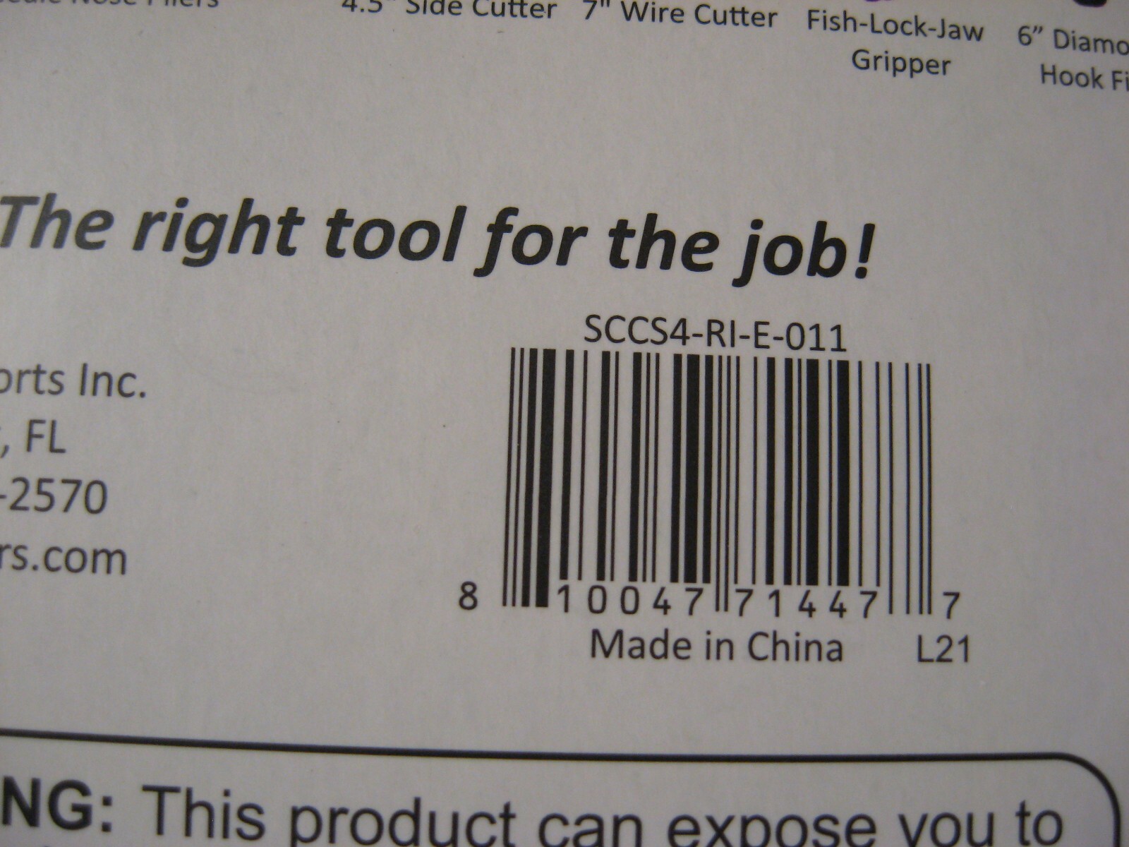 Danco Fishing Tool 4.5" Side Cutter Spring Loaded Wire Cutting Pliers ...