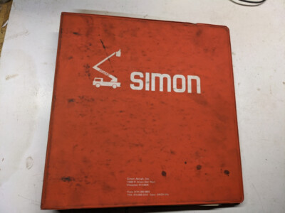 SIMON SERVICE REPAIR MANUAL MPN-40 AERIAL LIFT PARTS LIST DIAGRAMS SHOP ...