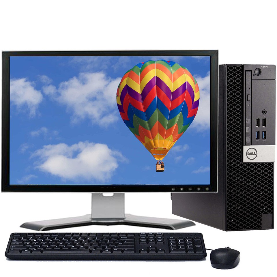 Dell i5 Business Desktop PC 16GB RAM 2TB HD 1TB SSD 24" LCD Wi-Fi ...