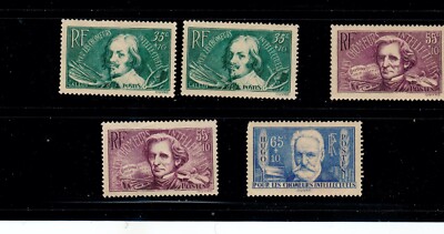 France SC# B55x2, B56x2 ,B57. Mint H. OG 1938 Semi-Postal | eBay