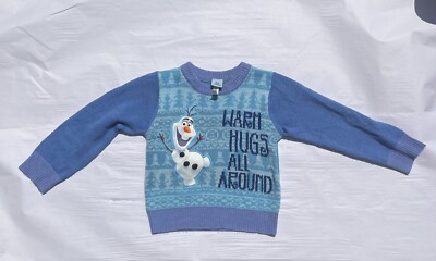 Disney Kids Olaf's Frozen Adventure Crewneck Sweater Size XS | eBay