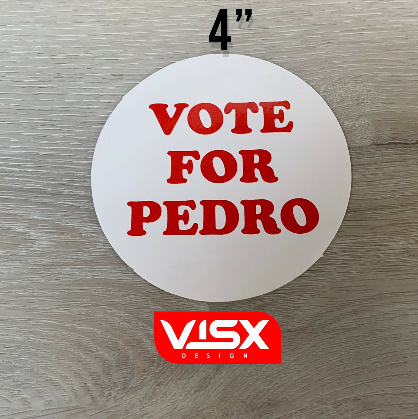Vote for Pedro Bumper Sticker Vinyl Decal funny tailgate Napoleon ...