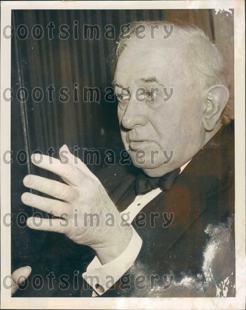 1952 US Senator Tom Connally of Texas Press Photo | eBay