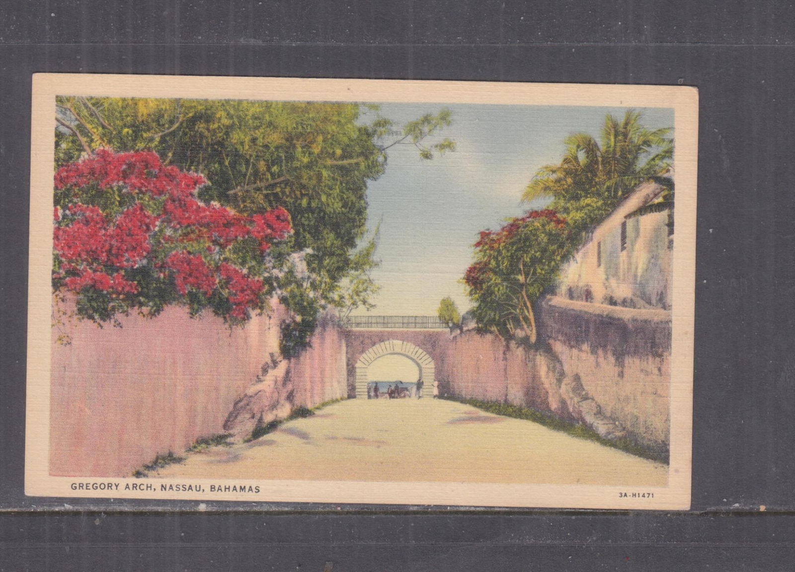 BAHAMAS, NASSAU, GREGORY ARCH, c1940 ppc., unused. | eBay