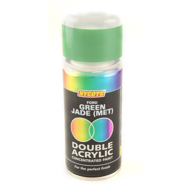 Hycote Ford Green Jade Metallic 150ml Double Acrylic Spray Paint ...