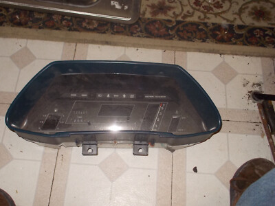 DATSUN 280ZX DASH INSTRUMENT CLUSTER DIGITAL BLUE SURROUND 160,893 1981 ...