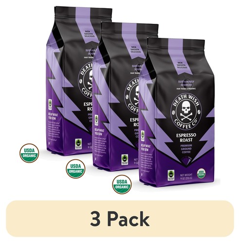(3 pack)Espresso Roast, Ground Coffee, 9oz | eBay